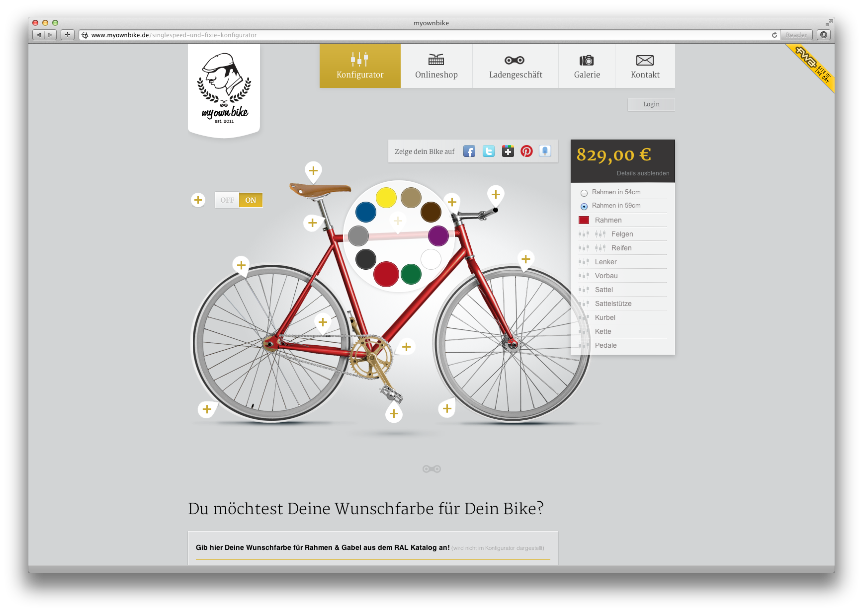 Custom Bikes aus Düsseldorf: My Own Bike - BIORAMA